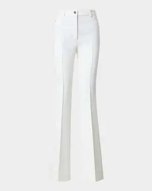 Akris Farid Bootcut Double Face Pants