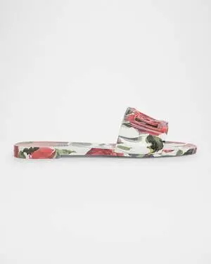 Dolce & Gabbana Dolce & Gabbana Bianca Floral Sandals White Pattern