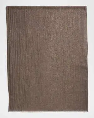 Brunello Cucinelli Cashmere Blend Scarf - Chocolate