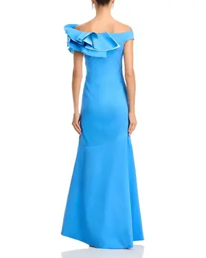 Rickie Freeman For Teri Jon Stretch Gazar Gown