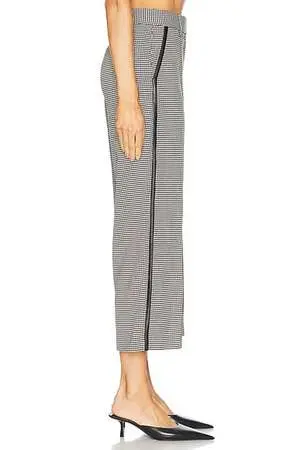 Simkhai Cropped Button Hem Pant