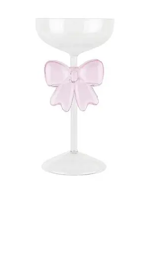 LEPEL CLUB Bow Glass - Pink