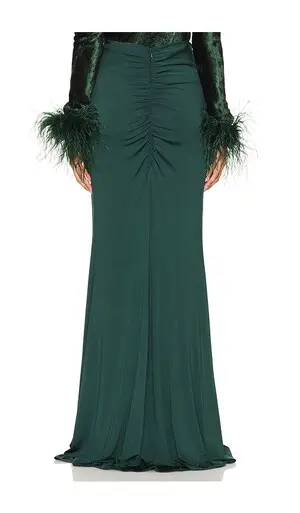 Lapointe Ruched Maxi Skirt
