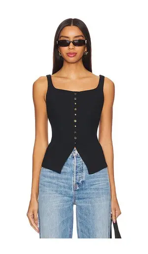 Free People A Moment In Time Vest - Black