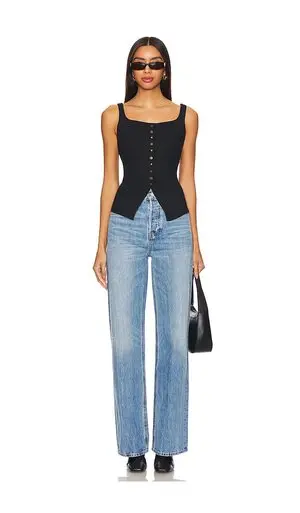 Free People A Moment In Time Vest - Black