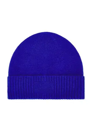 Guest In Residence Guest In Residence Ribbed Cashmere Beanie Cobalt