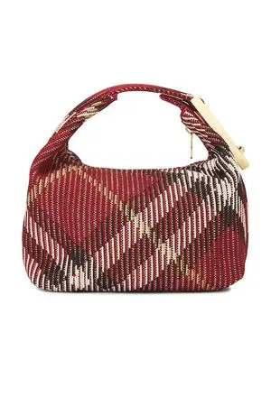 Burberry Mini Check Knit Bag