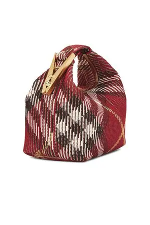 Burberry Mini Check Knit Bag