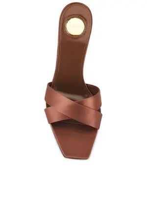 Saint Laurent Opyum Mule Sandal - Manioc Brown