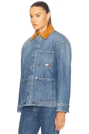 Bottega Veneta Padded Denim Jacket - Mid Blue