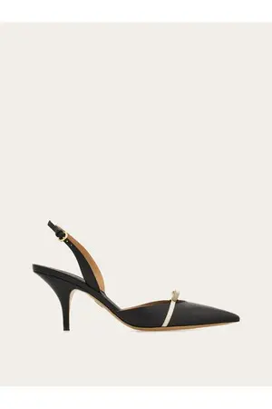 FERRAGAMO Mini Bow Slingback - Black