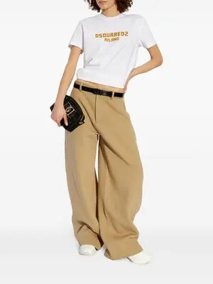 Dsquared2 Icon-print Trousers - Neutrals