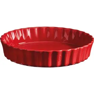 EMILE HENRY 11-inch Deep Tart Dish Burgundy
