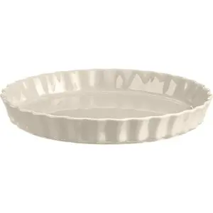 EMILE HENRY 11-inch Deep Tart Dish - Ivory