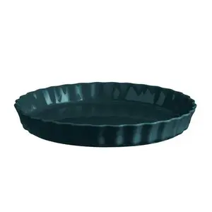 EMILE HENRY 11.6" X 1.6" Tart Dish - Ocean