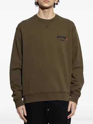 Dsquared2 Logo-appliqué Sweatshirt - Brown