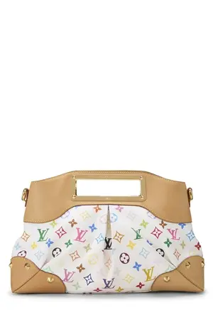 LOUIS VUITTON Takashi Murakami Monogram Multicolore Judy - White
