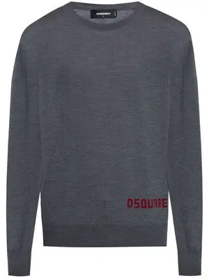 Dsquared2 Logo Intarsia-knit Jumper