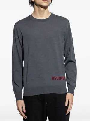 Dsquared2 Logo Intarsia-knit Jumper