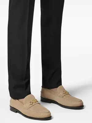 Versace Medusa '95 Suede Loafers - Brown