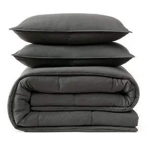 UGG Devon Comforter Set, King Charcoal