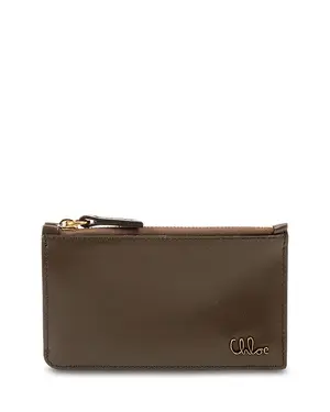 Chloé Iconic Small Leather Purse - Flannel Gray