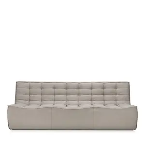 ETHNICRAFT Three Seater Sofa Ecru