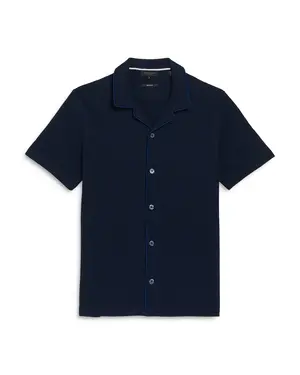 Ted Baker London Selar Short Sleeve Button Front Shirt