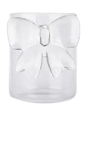LEPEL CLUB Clear Bow Tumbler - Neutral