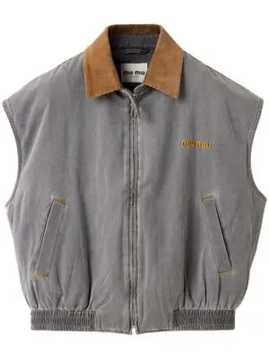 Miu Miu Chambray Vest
