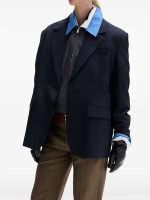 Miu Miu Gabardine-weave Bomber Jacket