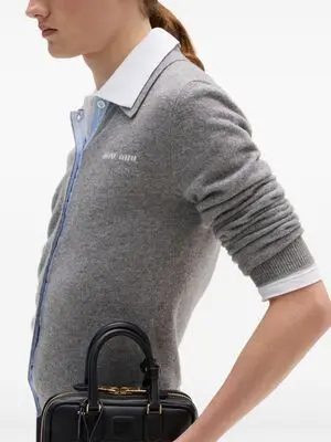 Miu Miu Cashmere Cardigan - Grey
