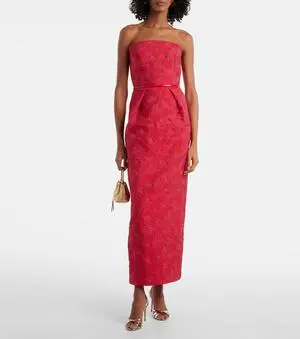 Max Mara Manto Off-shoulder Maxi Dress