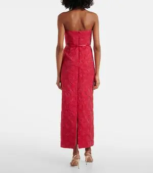 Max Mara Manto Off-shoulder Maxi Dress
