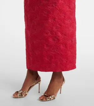 Max Mara Manto Off-shoulder Maxi Dress