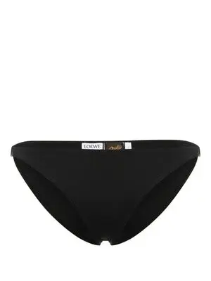 Loewe X Paula's Ibiza Anagram-motif Bikini Bottom - Black