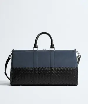 Bottega Veneta Intrecciato Duffle - Midnight/black