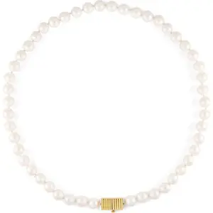 IVI LOS ANGELES Kelly Cultured Pearl Necklace - Yellow Gold