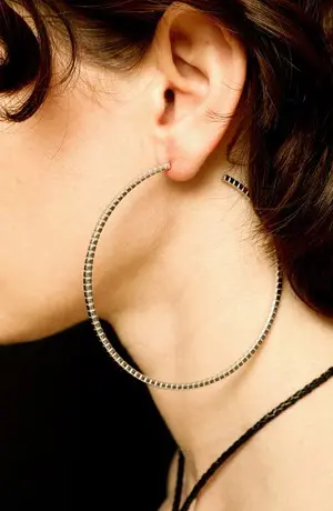 IVI LOS ANGELES Large Signore Hoop Earrings