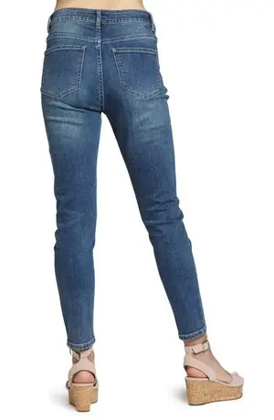 APNY Ankle Skinny Jeans - Medium Indigo