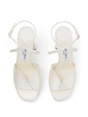 JIMMY CHOO Karli/pf 125 Sandals - Neutrals