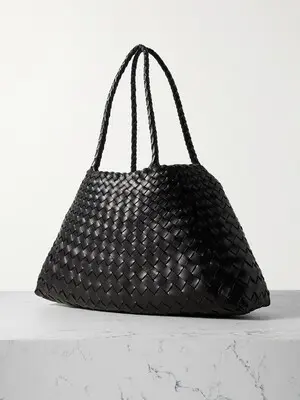 Dragon Diffusion Santa Croce Big Woven Tote - Black