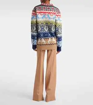 Stella McCartney Fair Isle Intarsia Wool Sweater