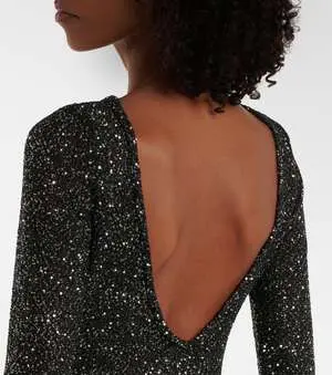 Alessandra Rich Sequined Gown