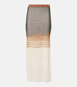 SIR. Breeze Bandeau Striped Maxi Skirt - Multicoloured