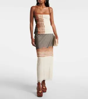 SIR. Breeze Bandeau Striped Maxi Skirt - Multicoloured