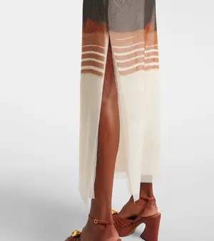 SIR. Breeze Bandeau Striped Maxi Skirt - Multicoloured