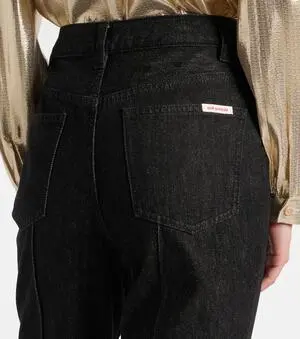 SELF-PORTRAIT High-rise Flared Jeans