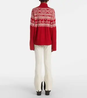 Perfect Moment Intarsia Wool Sweater
