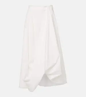 Brunello Cucinelli Cotton-blend Maxi Skirt